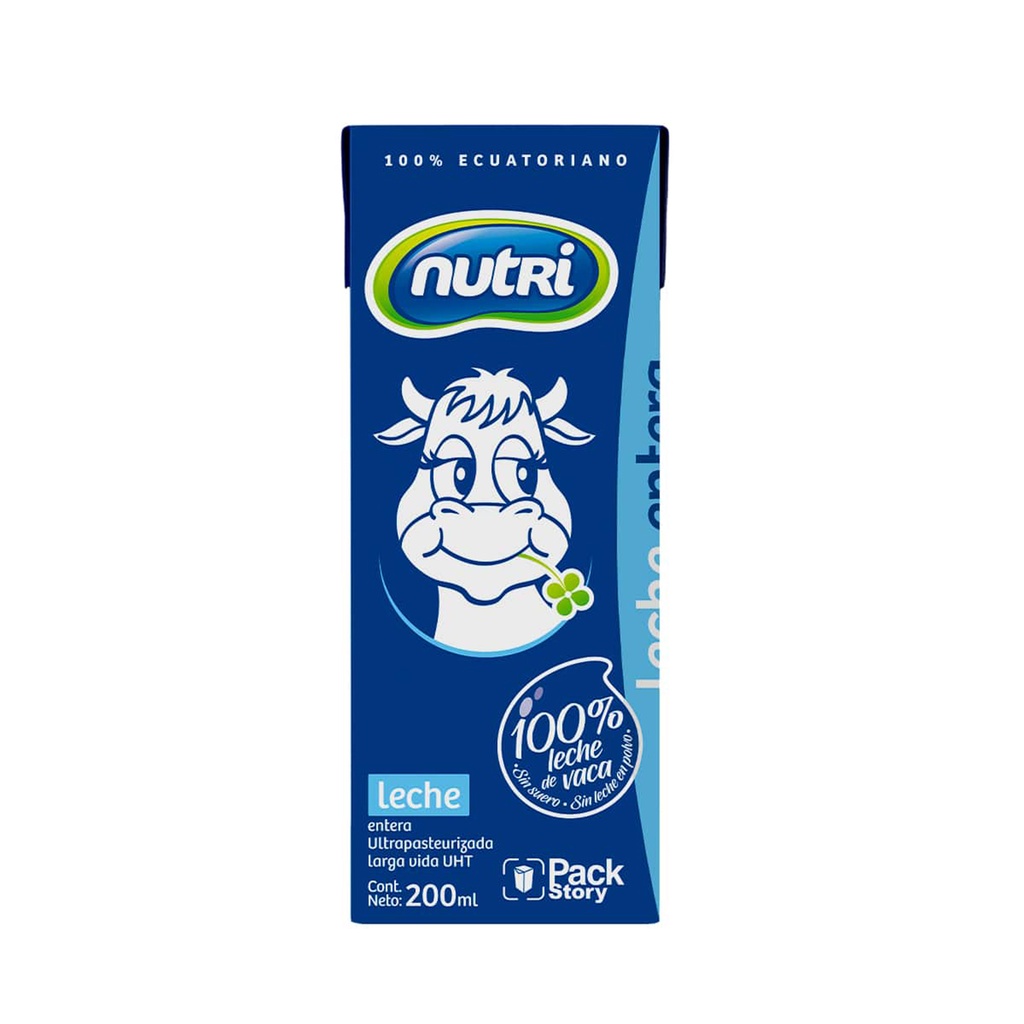 LECHE ENTERA UHT SLIM 200ML | Portal Nutri